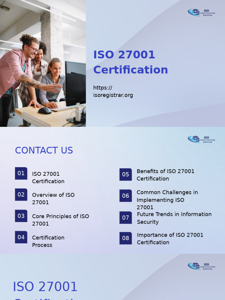 ISO 27001 Certification | PDF | Computer Security | Security