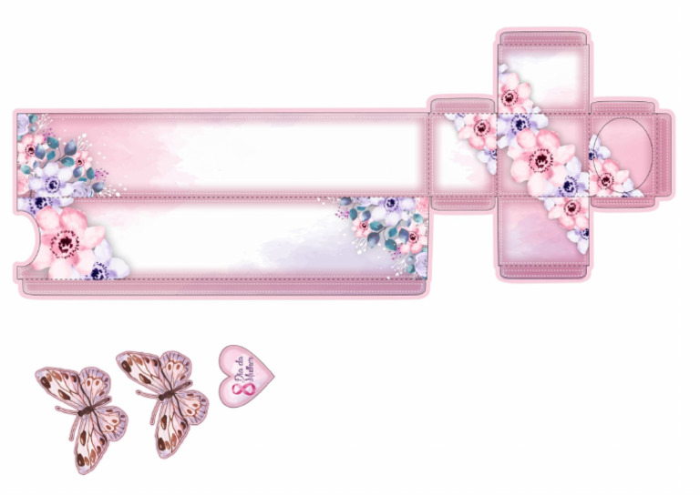 Molde de sacola outubro rosa ilustrado (2) | PDF