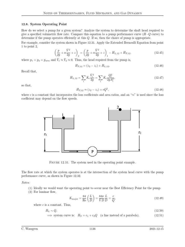 Pumps OperatingPoint Reading-1 | PDF | Fluid Dynamics | Pump
