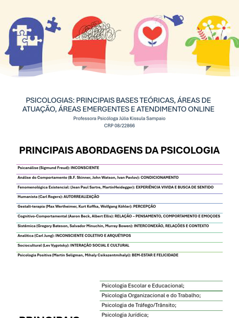 006 - Diversidade de Áreas e Bases Epistemológicas Da Psicologia ...
