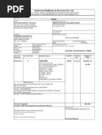 Bluedart - INVOICE FORMAT - Courier Details | PDF