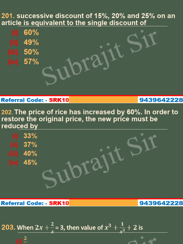 Subrajit Sir (200-400) | PDF | Circle | Area