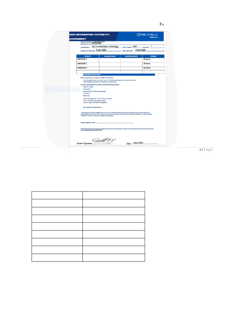 2025 INS Assignment 511 S1 Word Format - Docx 10 | PDF | Internet Access | Digital Subscriber Line
