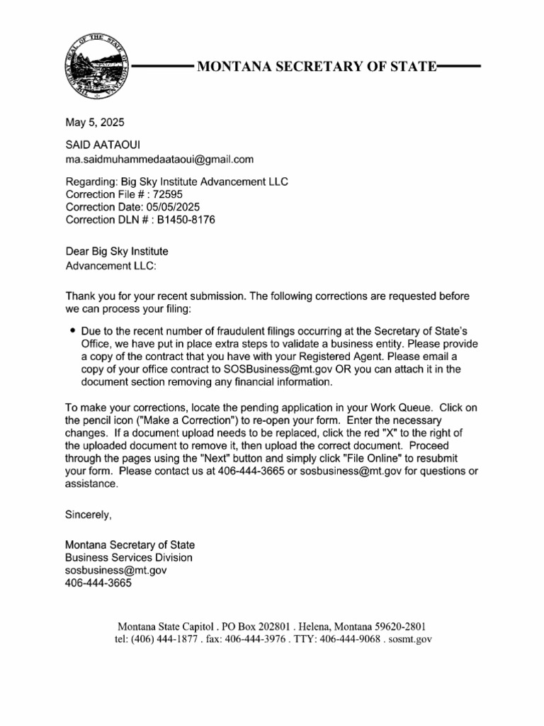 Correction Letter 16689061 | PDF