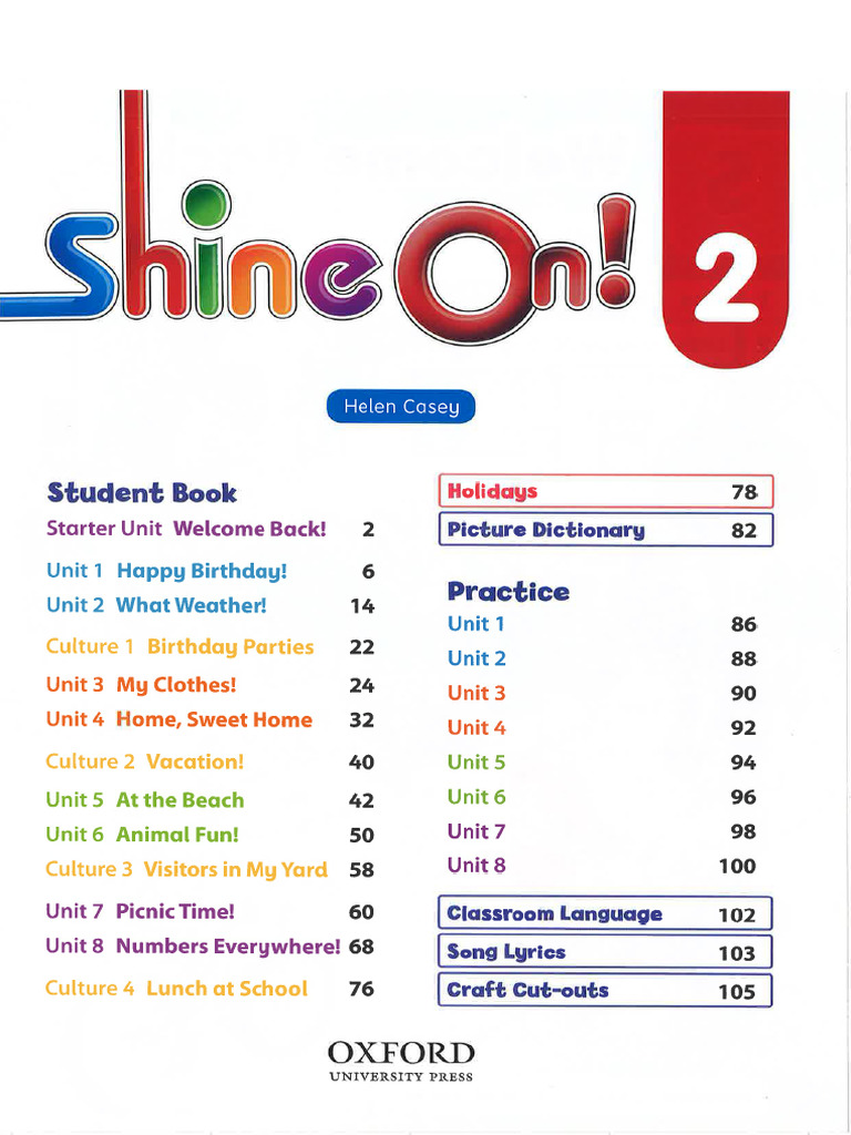 Shine On 2 Students Book WWW - Frenglish.ru2 | PDF