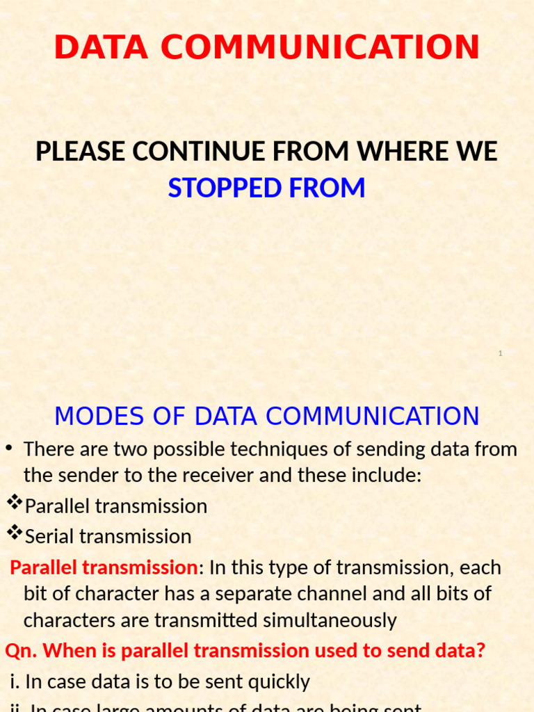 Data Communication Notes Part 2 Pdf Transmission Medium Radio