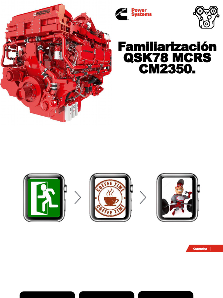 Entrenamiento QSK78 MCRS para BHP Spence | PDF | Inyección de ...