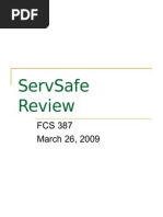 Servsafe 8E Chapter 1 | PDF
