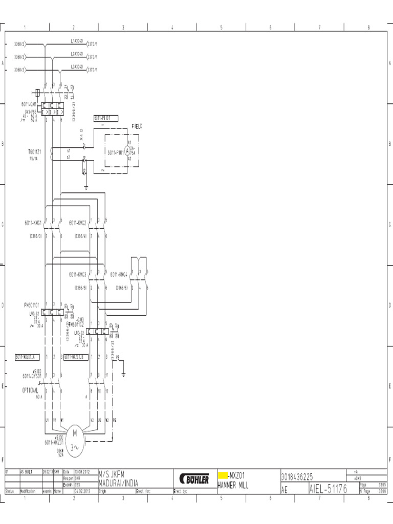 6013 Hammer Mill Schematic | PDF