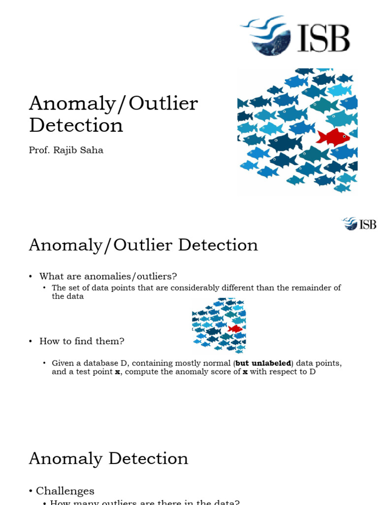 5 Anomaly Detection Annotated Section 100 300 | PDF | Outlier | Probability Distribution