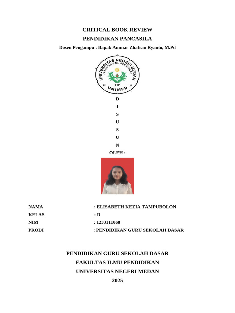 CBR PANCASILA_ELISABETH KEZIA TAMPUBOLON | PDF