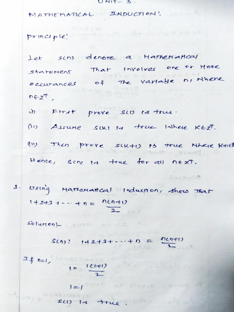 Maths Unit-3 Notes | PDF