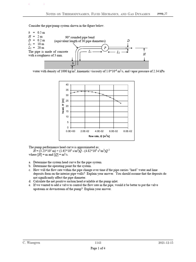 Pumps OperatingPoint Reading-8 | PDF | Pump | Fluid Dynamics