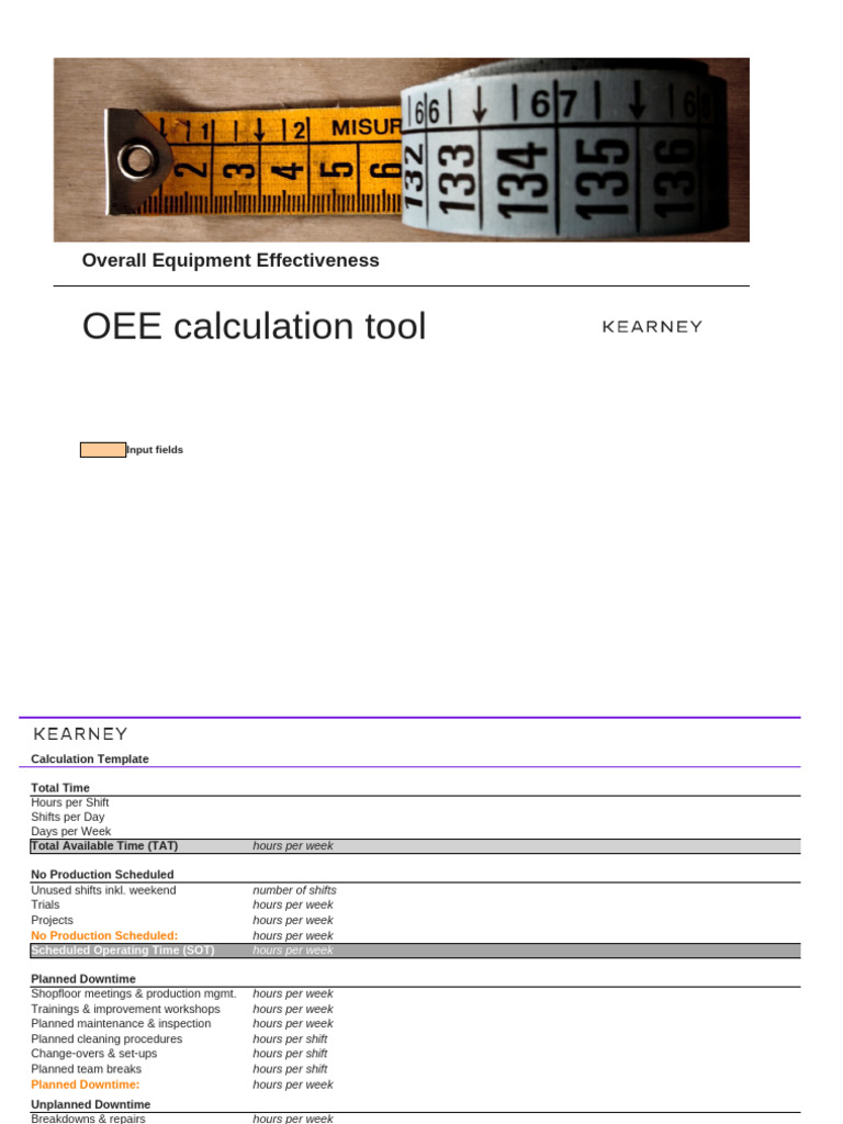 OEE-calculation-tool New | PDF