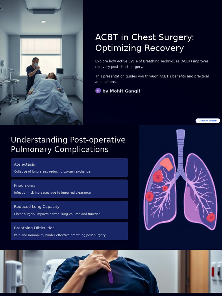 ACBT in Chest Surgery Optimizing Recovery | PDF