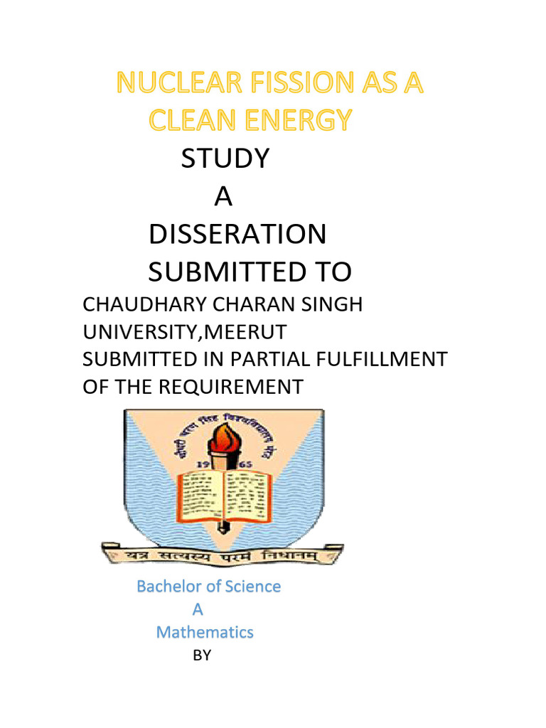 Nuclear Fission: A Clean Energy Solution | PDF | Nuclear Fission ...