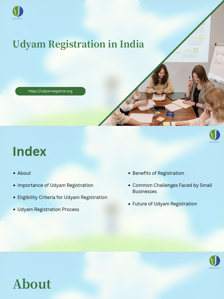 Udyam Registration in India | PDF | Small And Medium Sized Enterprises ...