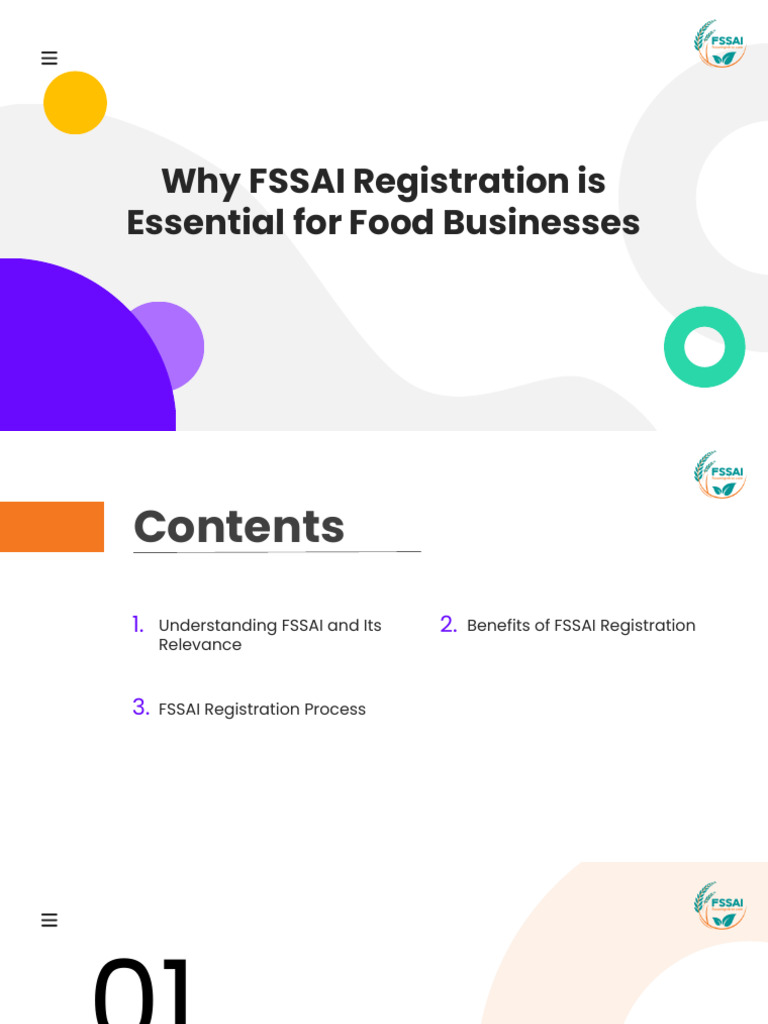 Why FSSAI Registration Is Essential For Food Businesses | PDF | Food ...