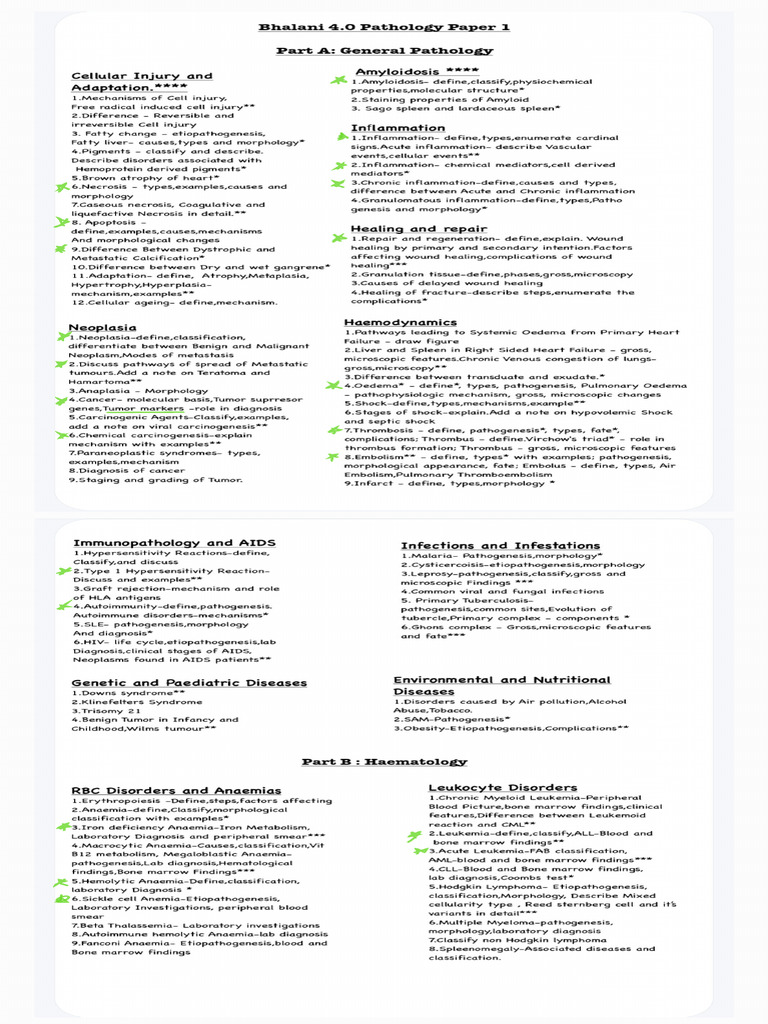 Pathology Bhalani New | PDF
