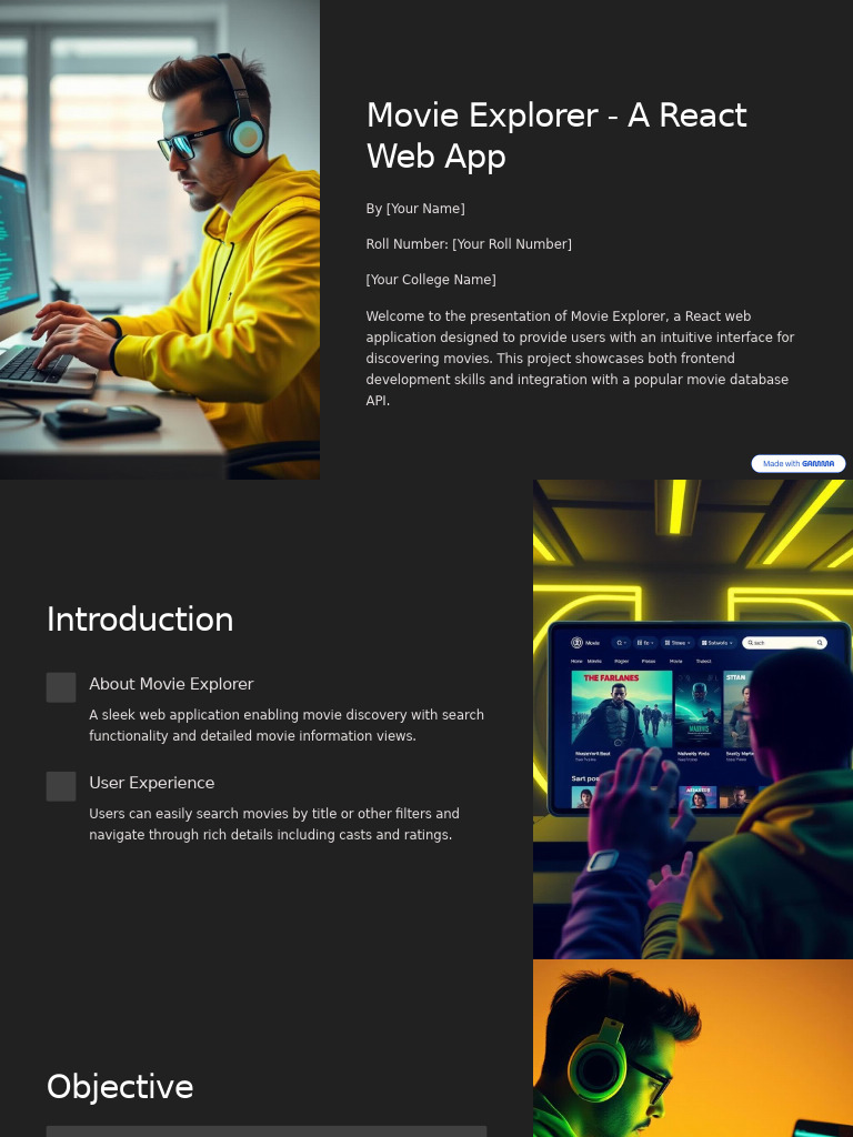 Movie-Explorer-A-React-Web-App (1) | PDF | World Wide Web | Internet & Web