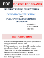 CC Road Construction Process Guide | PDF | Concrete | Road
