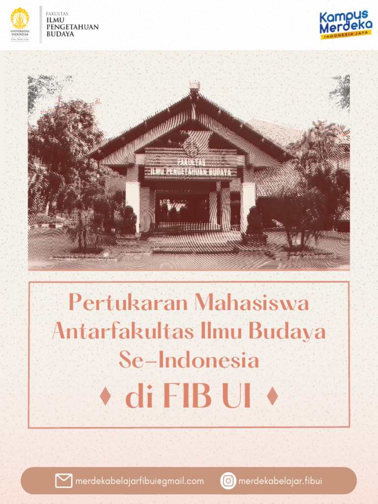 Pertukaran Mahasiswa FIB UI 2023 | PDF