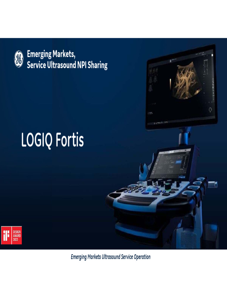 EM_Ultrasound_NPI_GI_LOGIQ Fortis_TM_0822 - Copy | PDF | Bleach ...