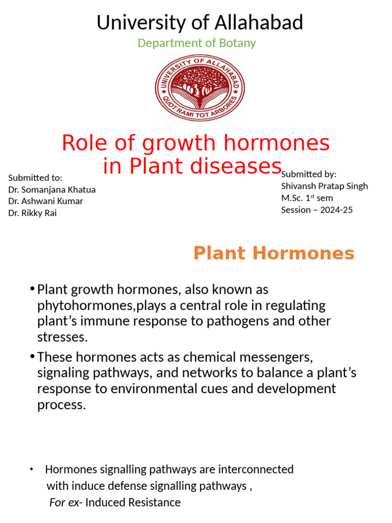 plant pathology | PDF | Plant Hormone | Biology