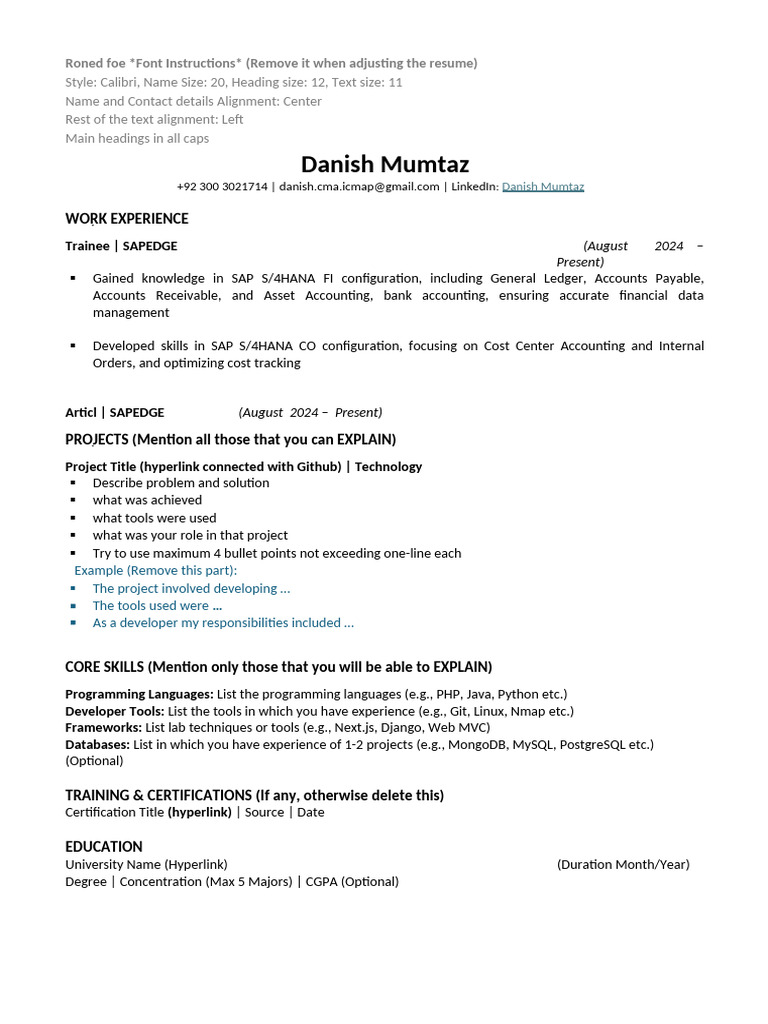 Namra Nasyr - Resume Template - Sep 2024 | PDF