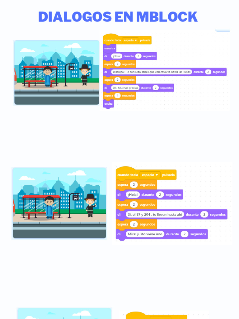 Mblock - Dialogos | PDF