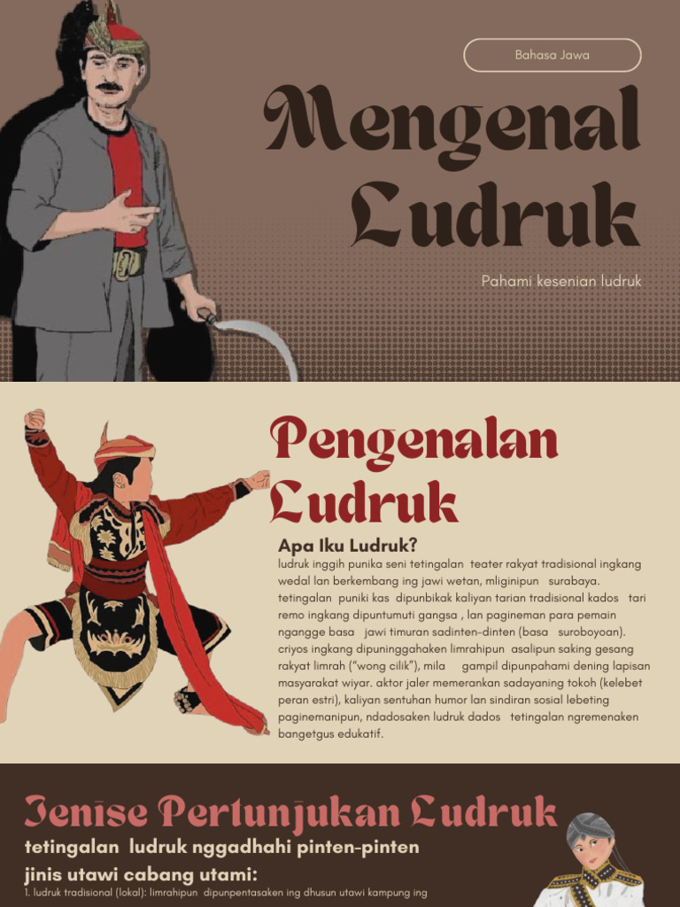 Presentasi Bahasa Jawa Ludruk | PDF