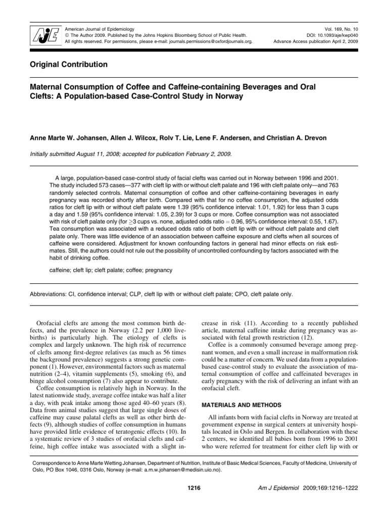 Article LCA 1 ECNi 2016 VO | PDF | Caffeine | Health Sciences