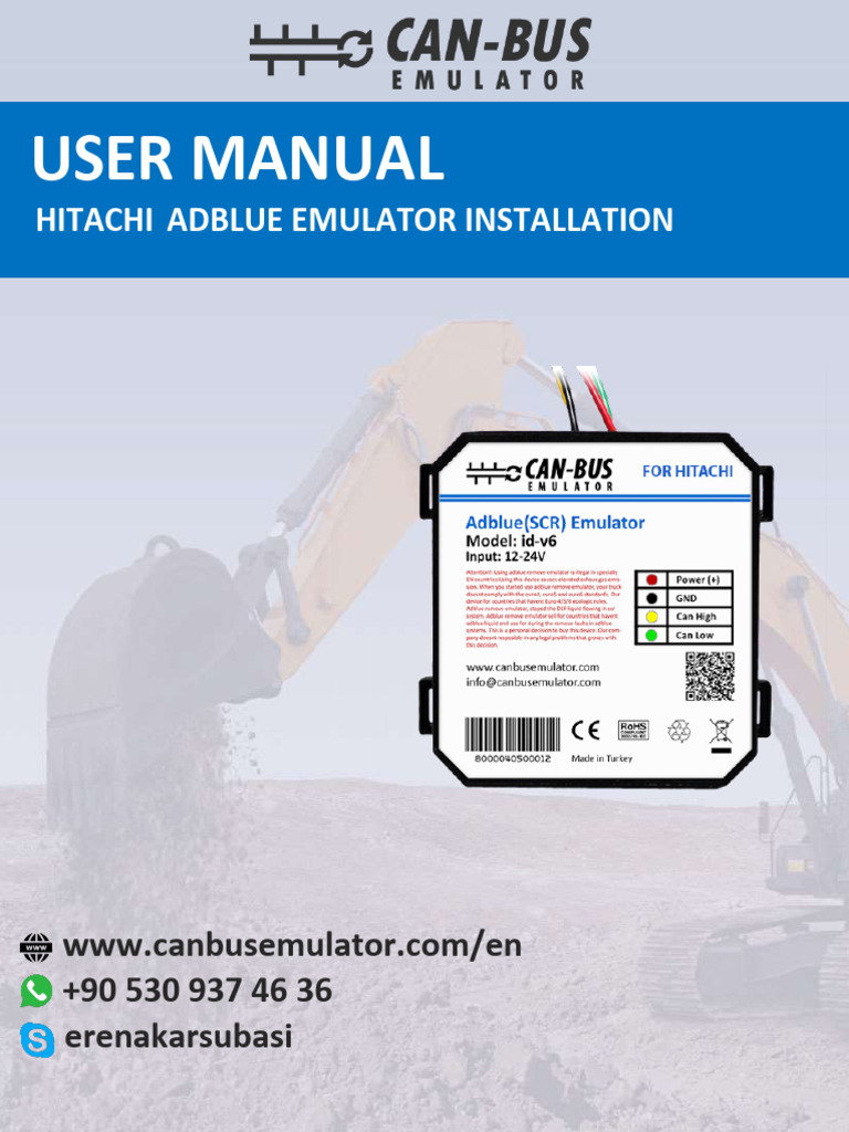 Hitachi Adblue Emulator en | PDF