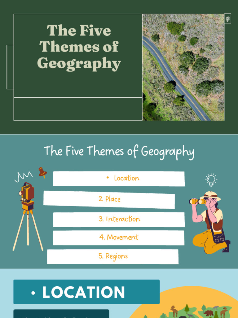 3 Five Themes of Geography | PDF