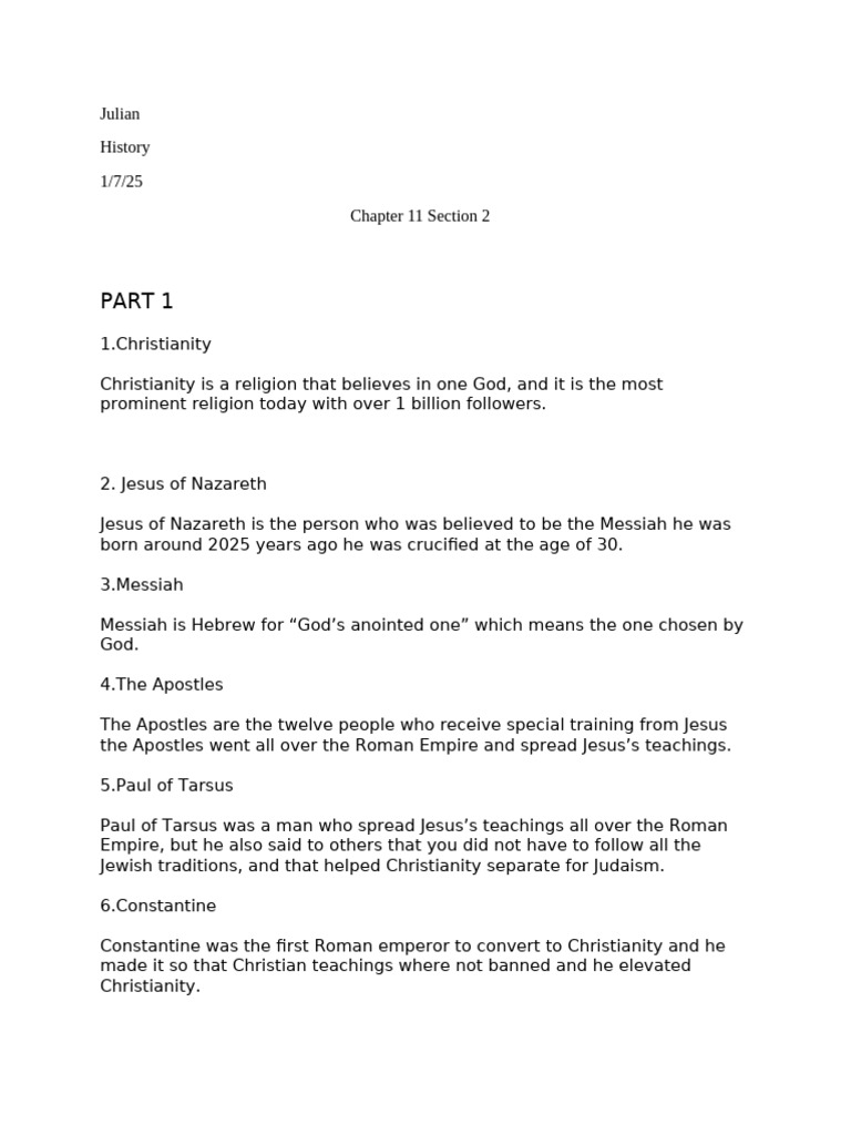 History Chapter 11 Section 2 Quesions | PDF