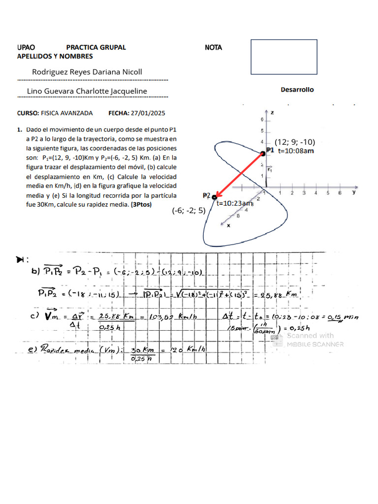 Practica Grupal Fisica Avanzada | PDF
