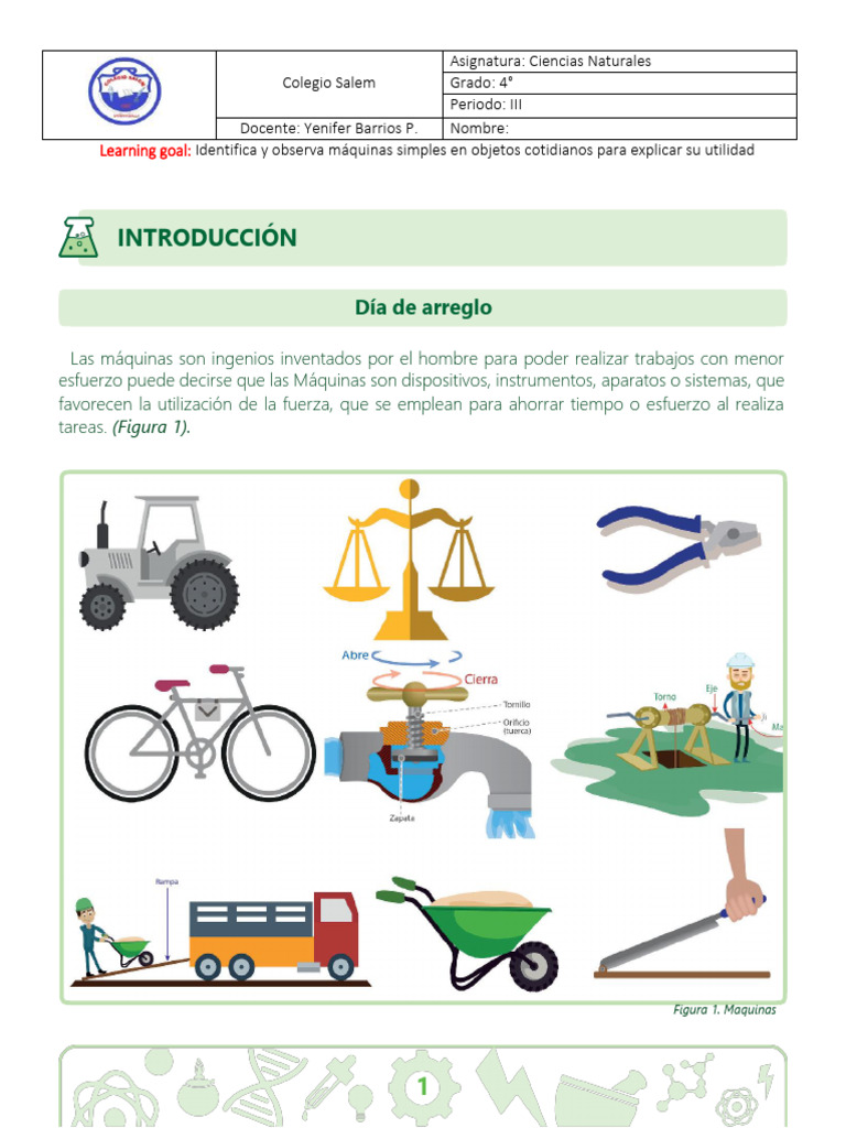 Máquinas Simples en la Vida Cotidiana | PDF | Palanca | Engranaje
