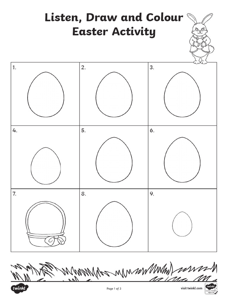 Cfe e 2550690 Listen Draw and Colour Easter Activity - Ver - 3 | PDF