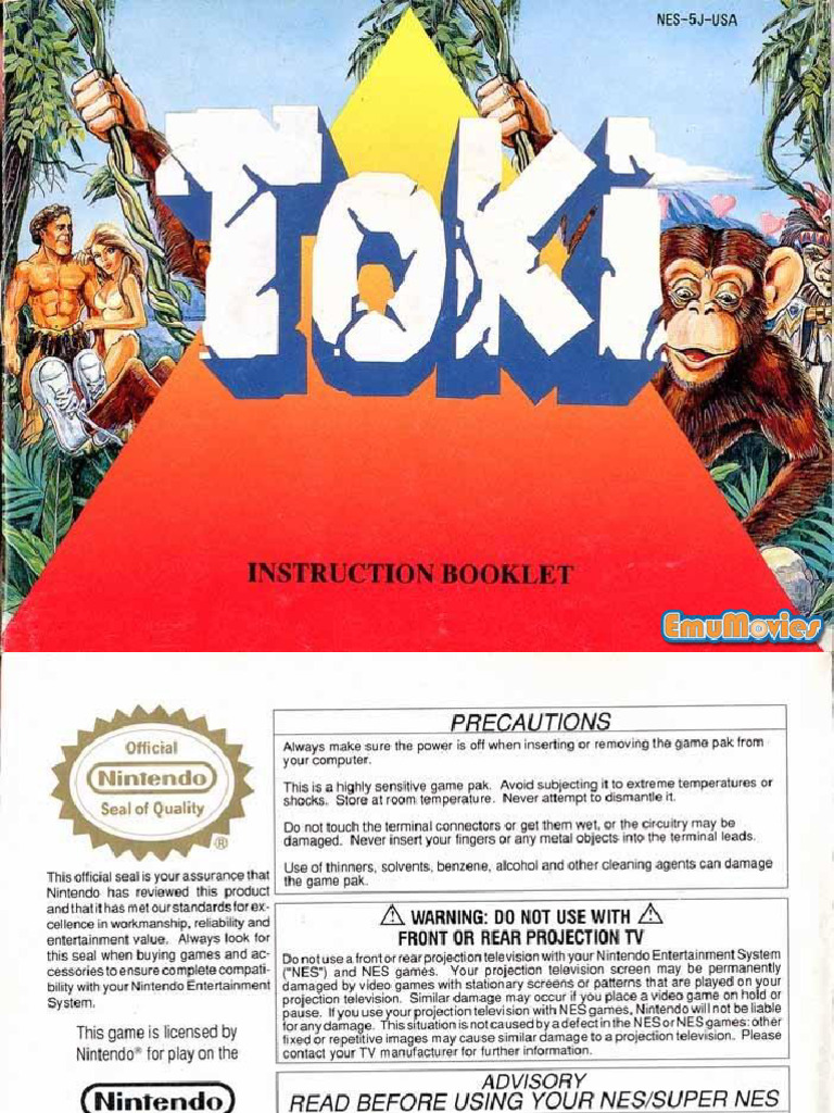 Toki Game Manual | PDF