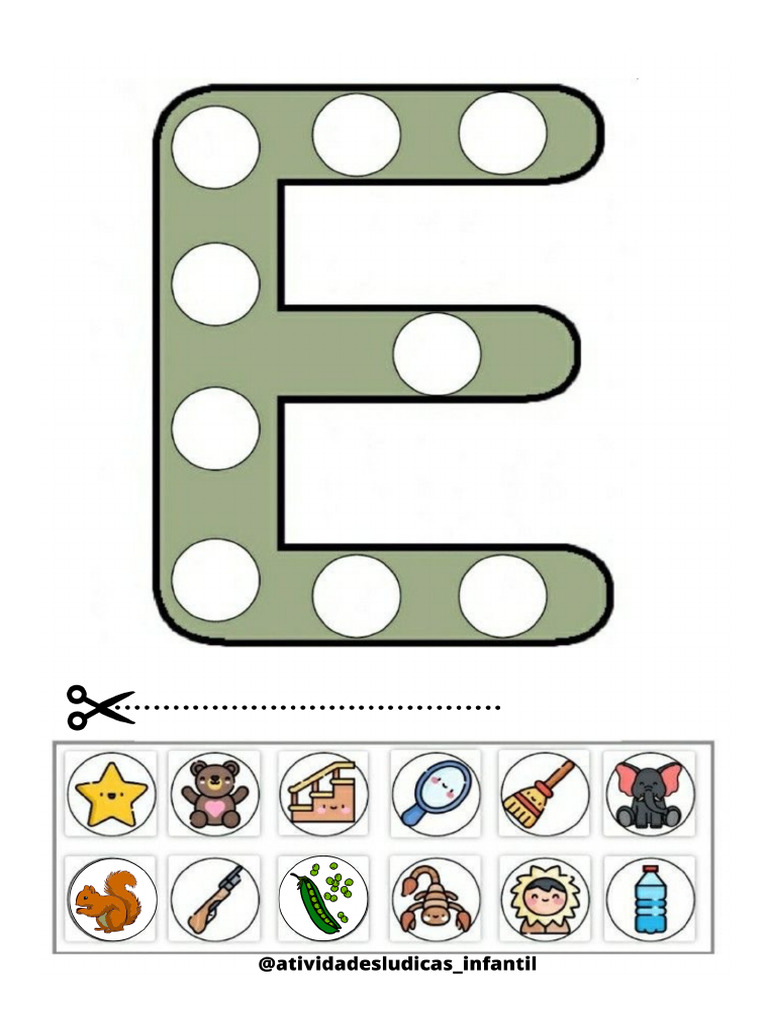 Letra E Educação Infantil | PDF