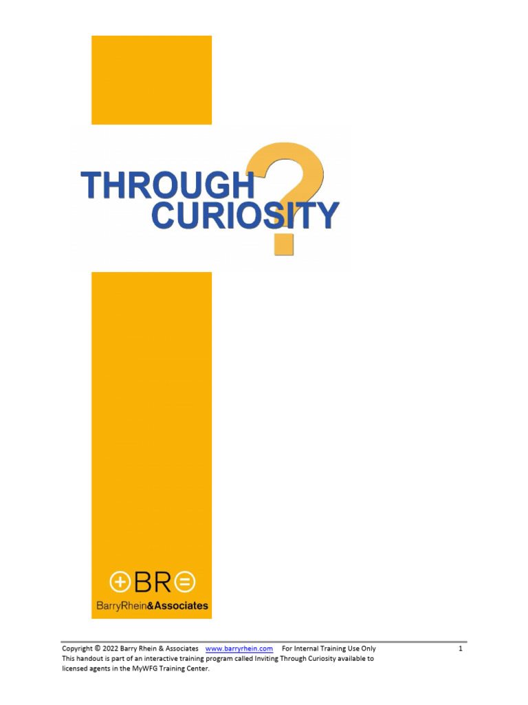 Inviting Through Curiosity | PDF