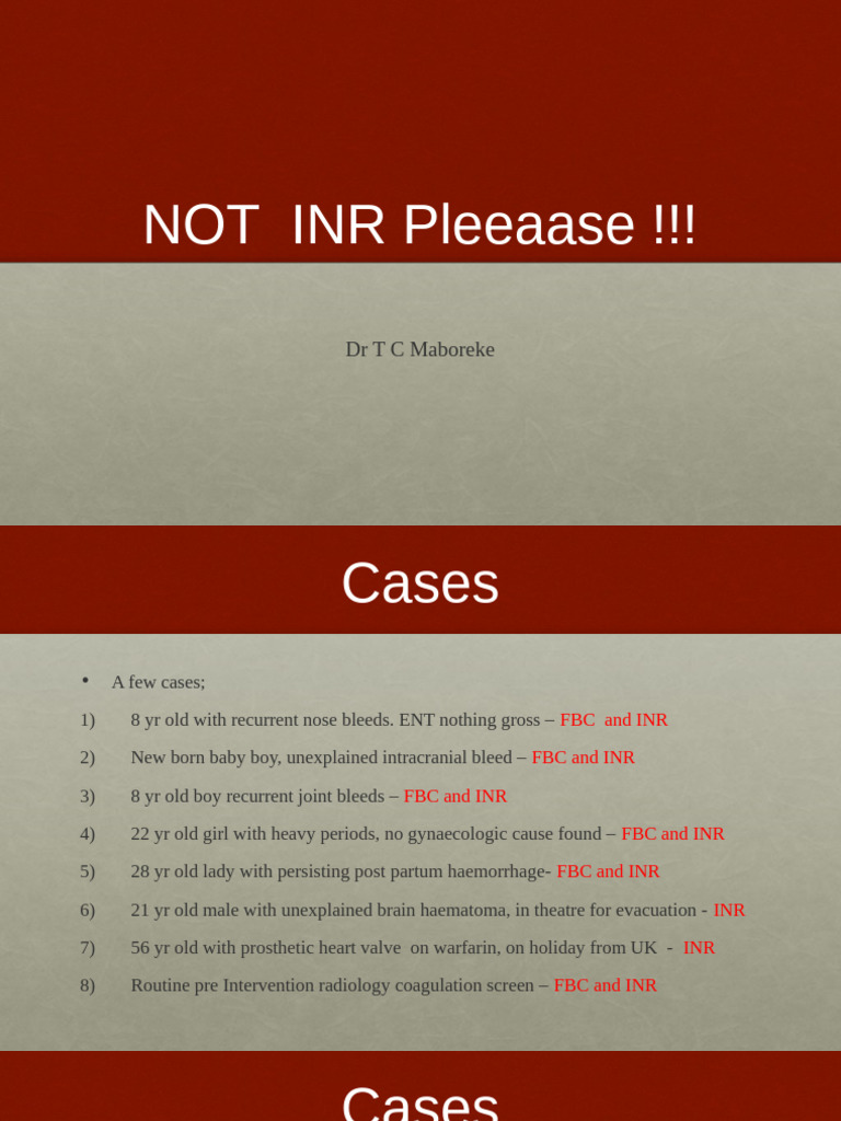 Diagnostic Approache To Patient With Abnormal Bleeding | PDF ...