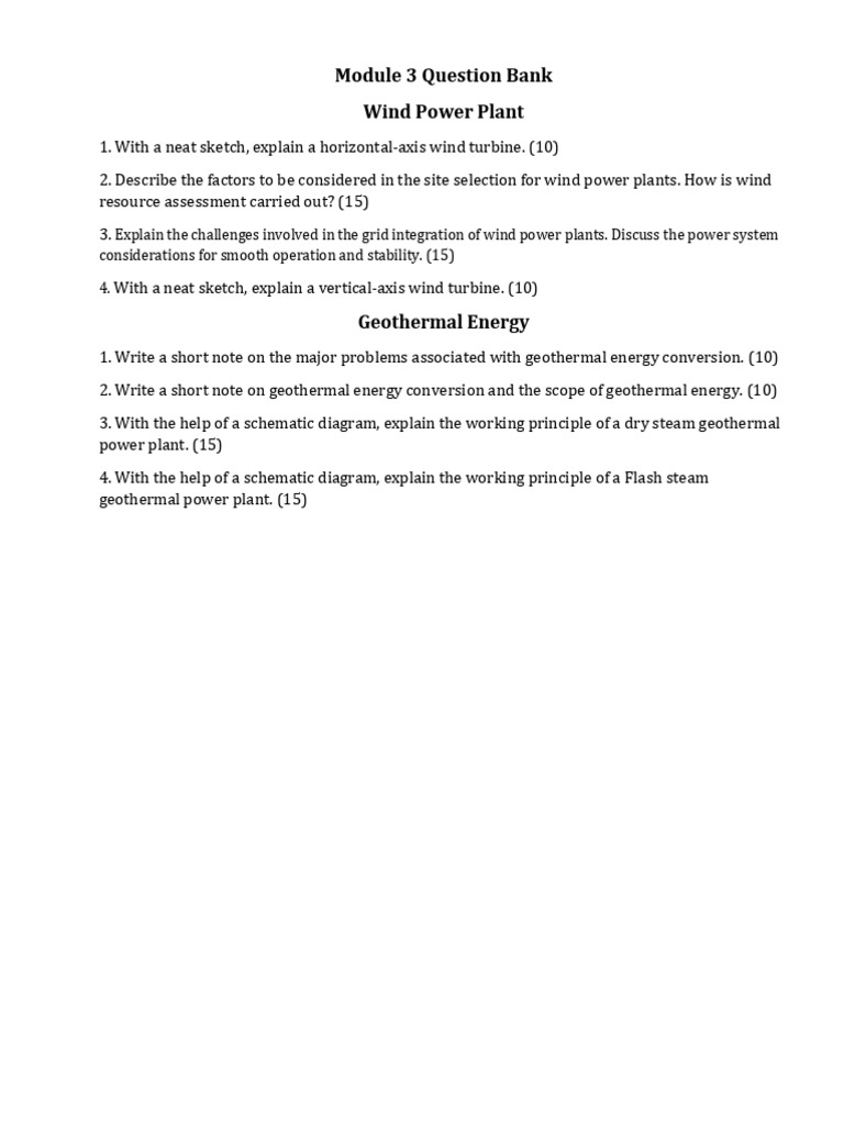 Module 3 Question Bank | PDF