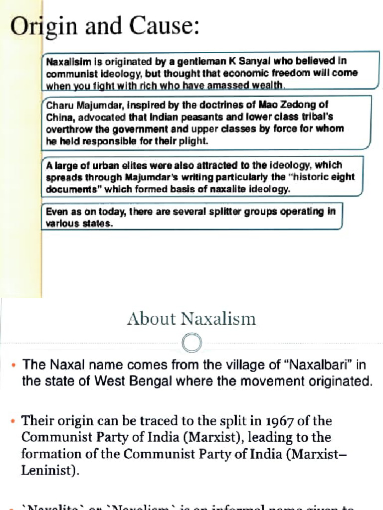Naxalism: Origins and Ideology | PDF