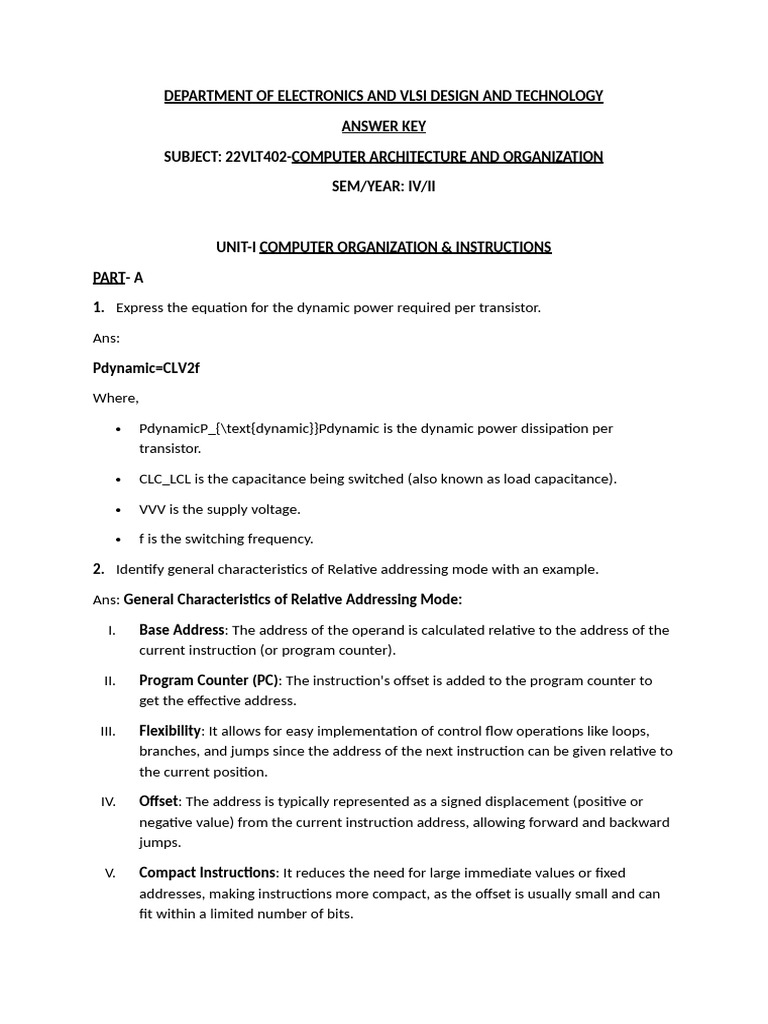 CAO Units.pdf | PDF | Central Processing Unit | Computer Data Storage
