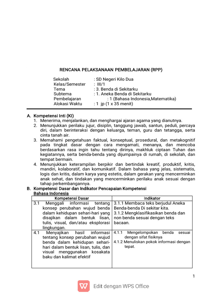 RPP Lima Dan Enam Selesai - Compressed | PDF