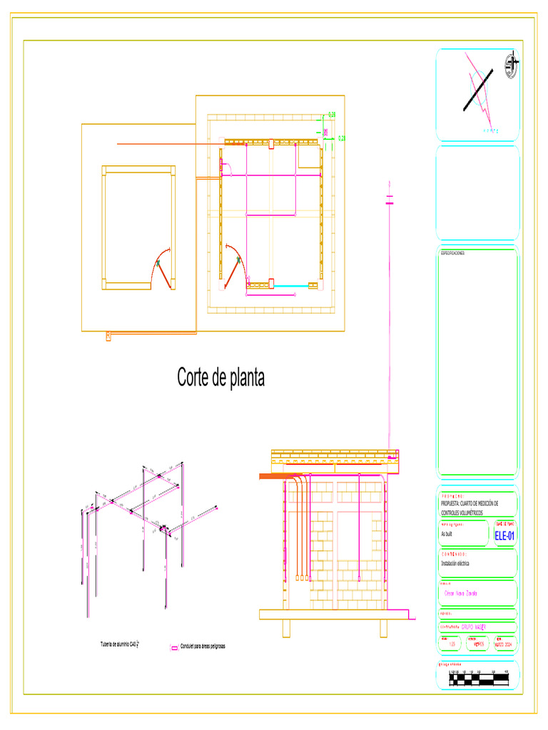 CMCV ELE-01 As built | PDF
