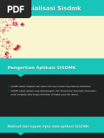 Penggunaan Aplikasi SISDMK | PDF