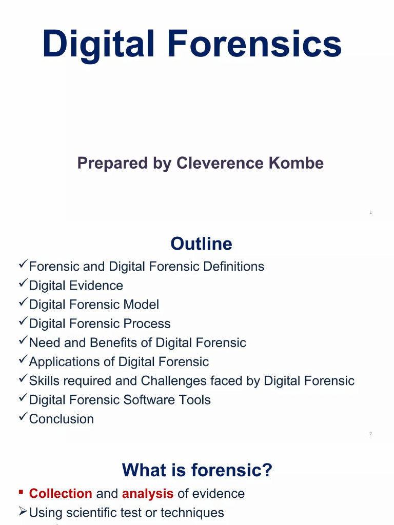 Digital Forensic | PDF