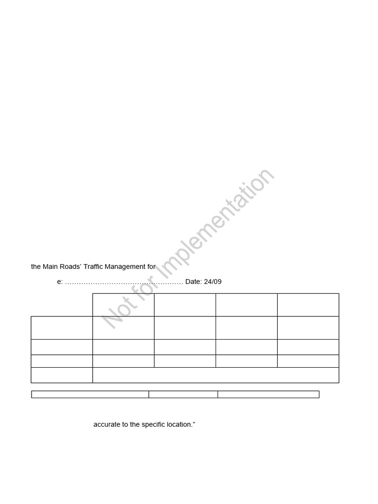 Example Event TMP On Road Bicycle Race | PDF | Traffic | Risk